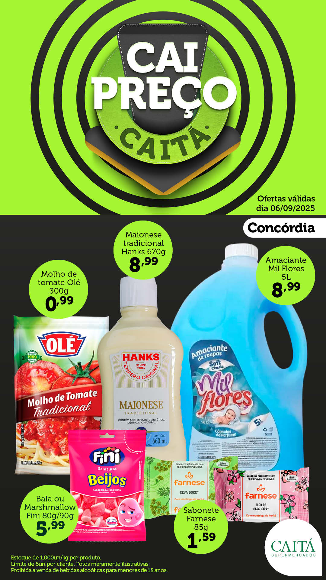 tabloide quinzenal cai preço | Blog Caitá Supermercados